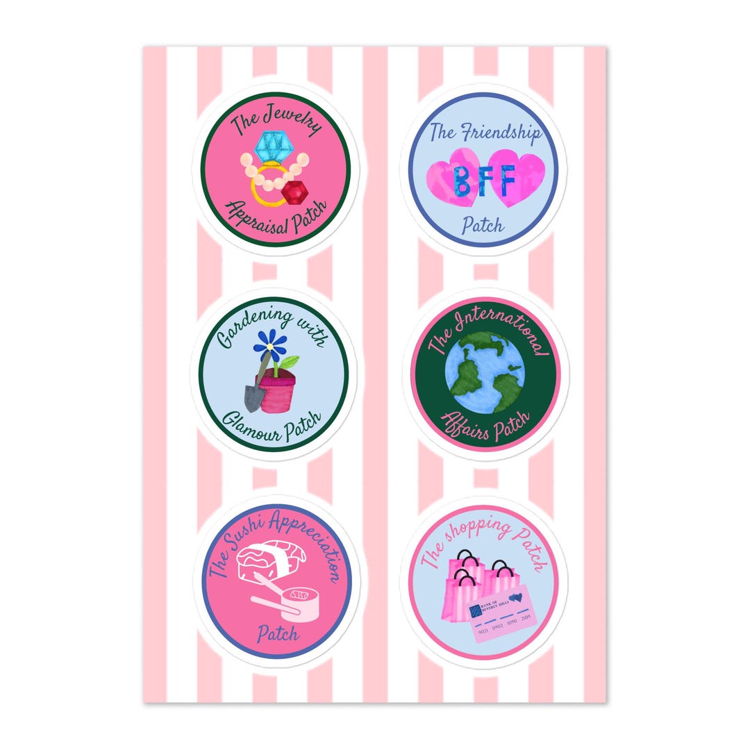 Troop Beverly Hills Patch Sticker Sheet – What a Thrill! - Etsy