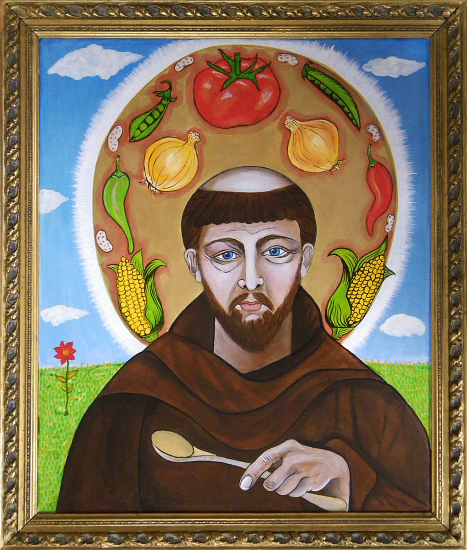 San Pasqual, the Kitchen Saint, Mystic, Gift for Cook or Chef, Folk ...