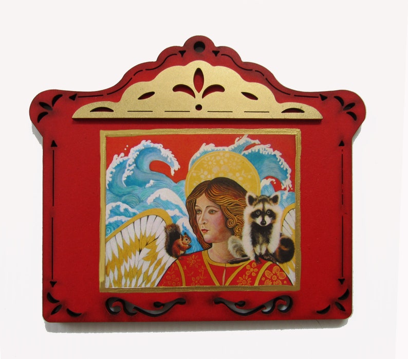 FLOOD IN the GARDEN Angel Arariel Protectress of the Waters - Etsy