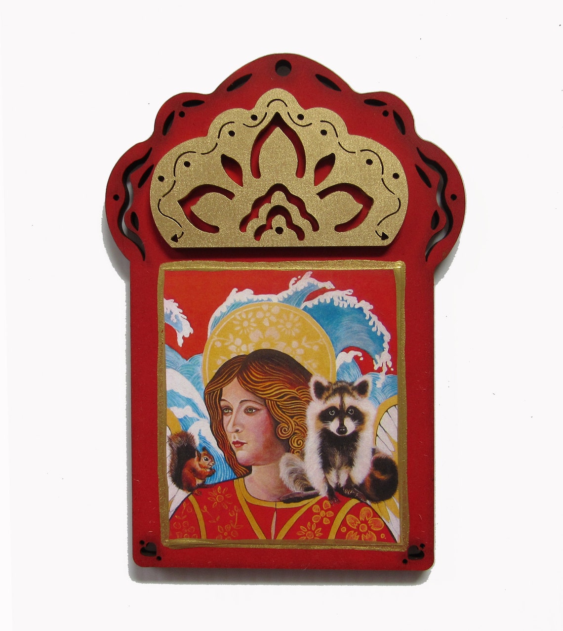 FLOOD IN the GARDEN Angel Arariel Protectress of the Waters - Etsy