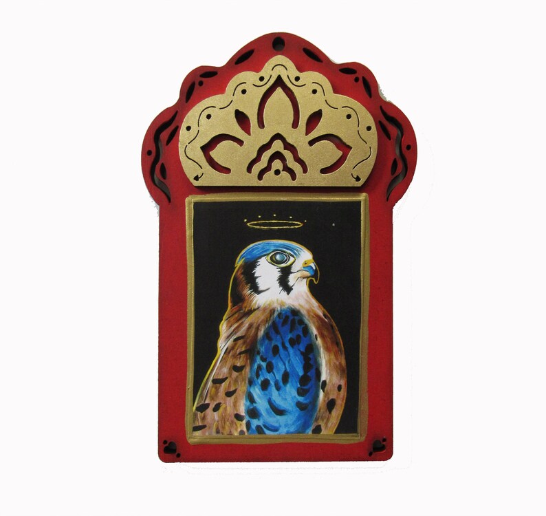 KESTREL PROPHET & SAINT Sparrow Hawk Falcon Carries Prayers | Etsy
