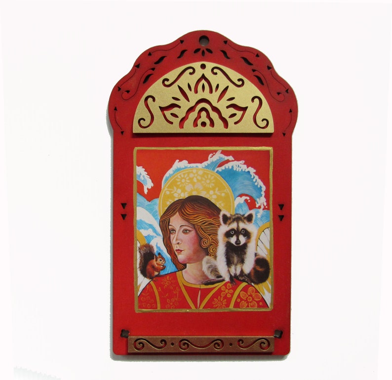 FLOOD IN the GARDEN Angel Arariel Protectress of the Waters - Etsy