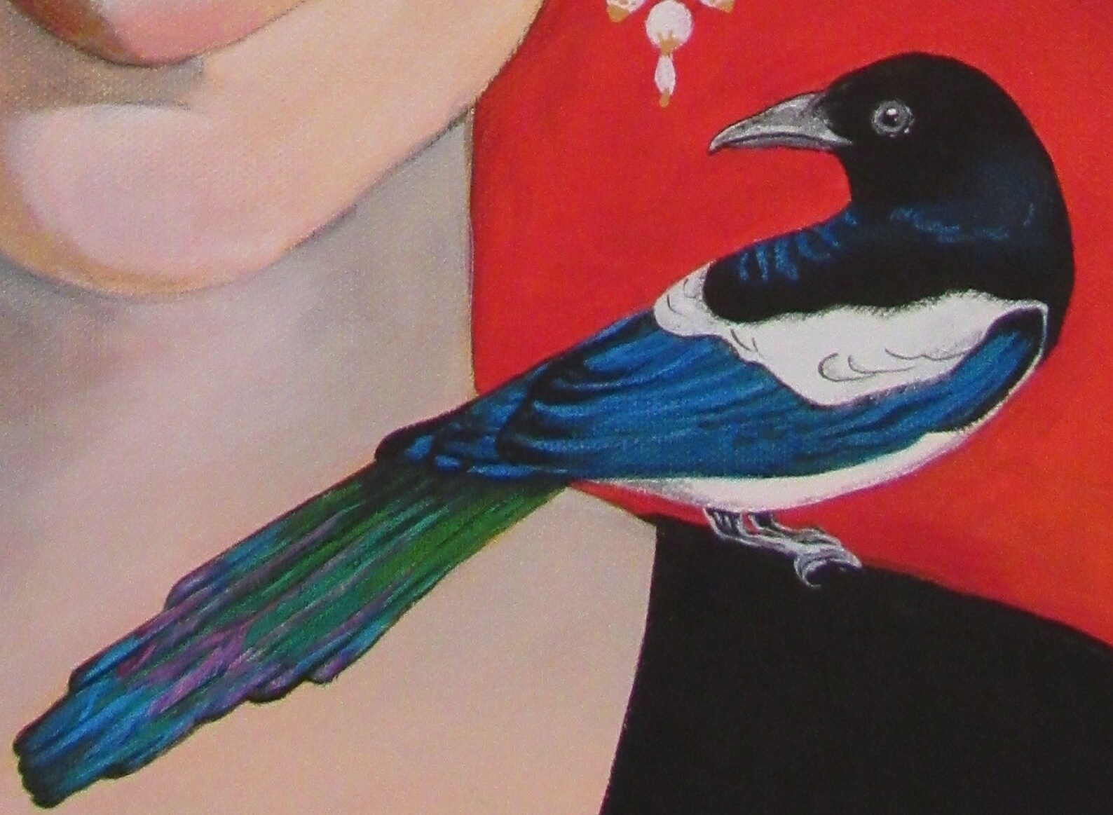 CELESTIAL WATCHER of All BEINGS, Bobcat Art, Angel Art, Watcher Art, Magpie Art, Animal Art ...