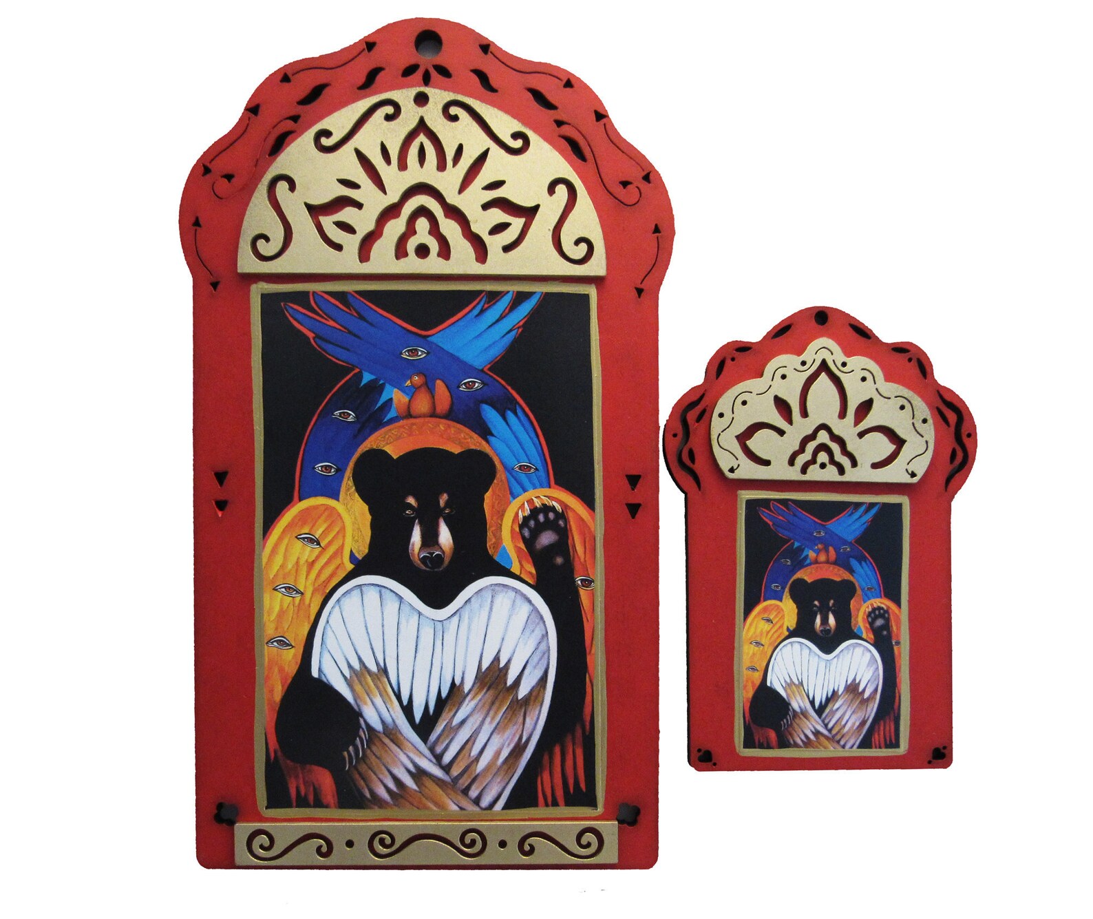 Black Bear Seraphim Black Bear Art Bear Totem Animal Totem | Etsy