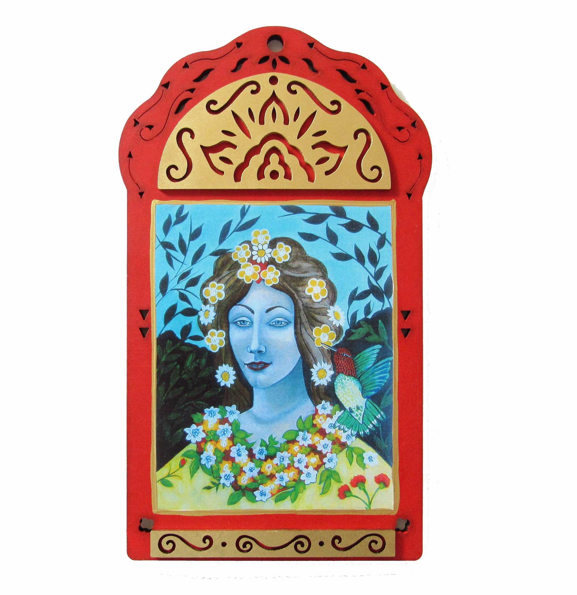 Our Lady Primavera of the Hummingbird Spring Goddess | Etsy