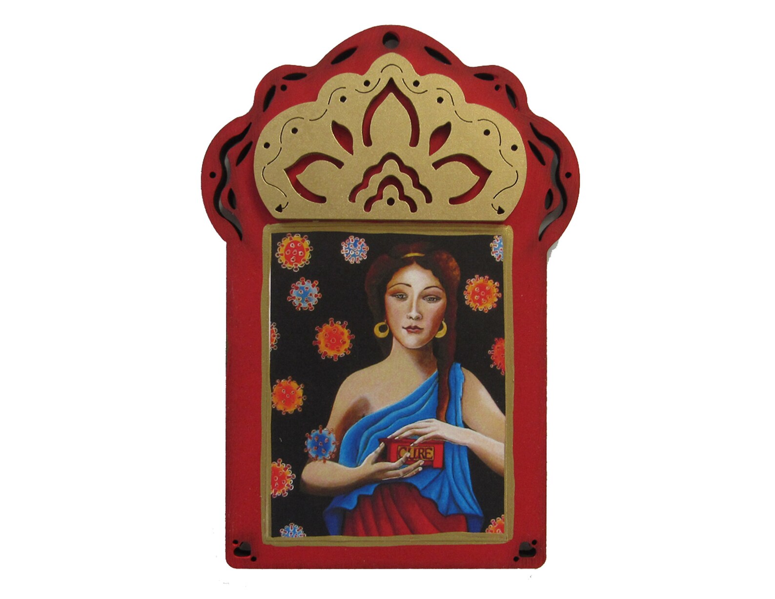 GREEK GODDESS of HEALING, Our Lady Aceso. Collage, Christina Miller ...