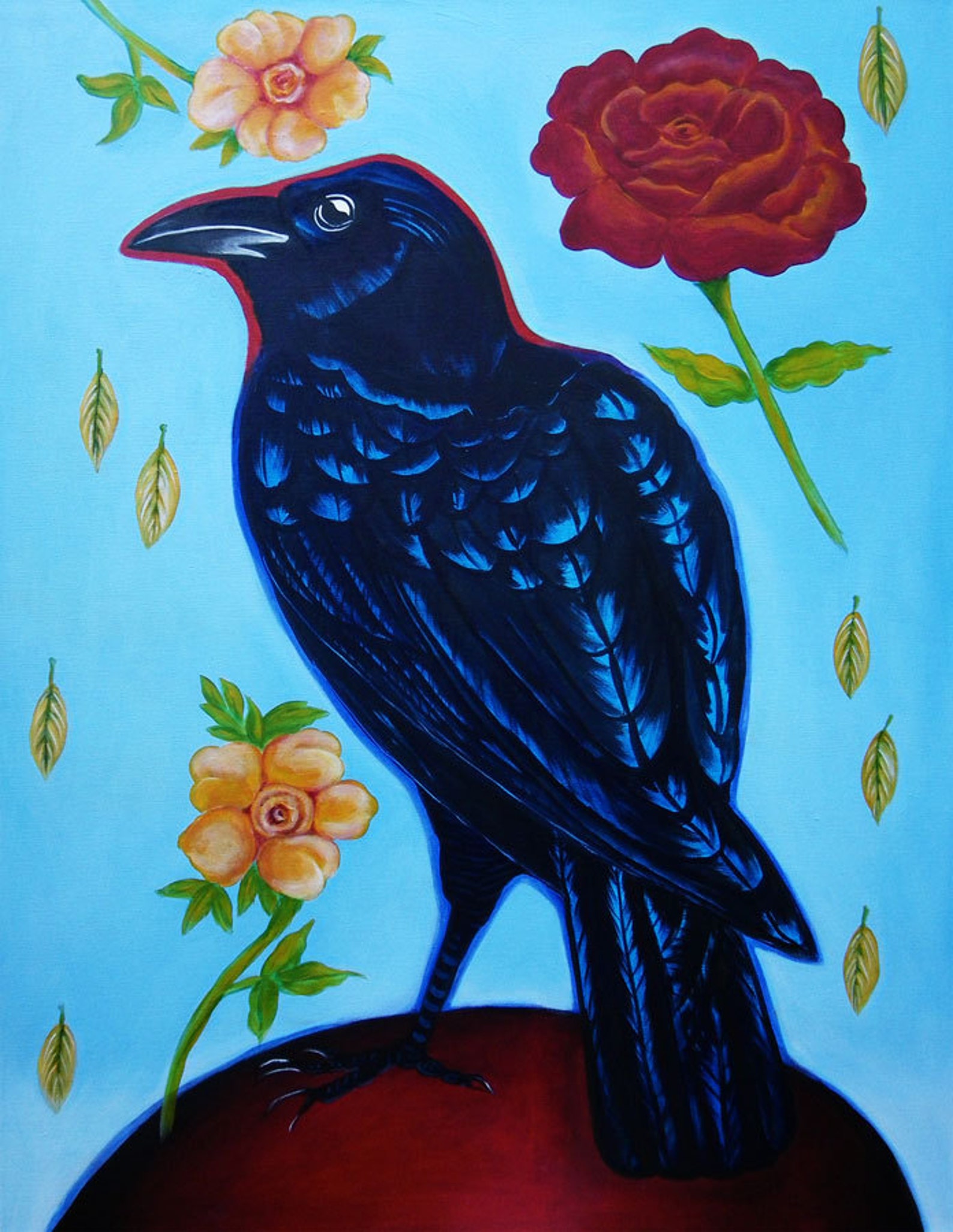 FOX, BUFFALO & RAVEN, Trio of Animal Art, 20% Off, Little Fox Saint ...