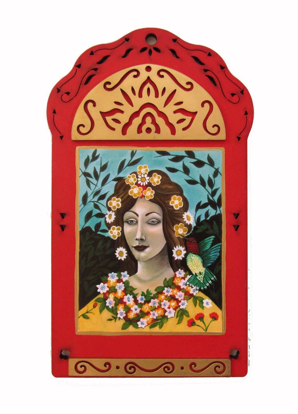 Our Lady Primavera of the Hummingbird Spring Goddess - Etsy