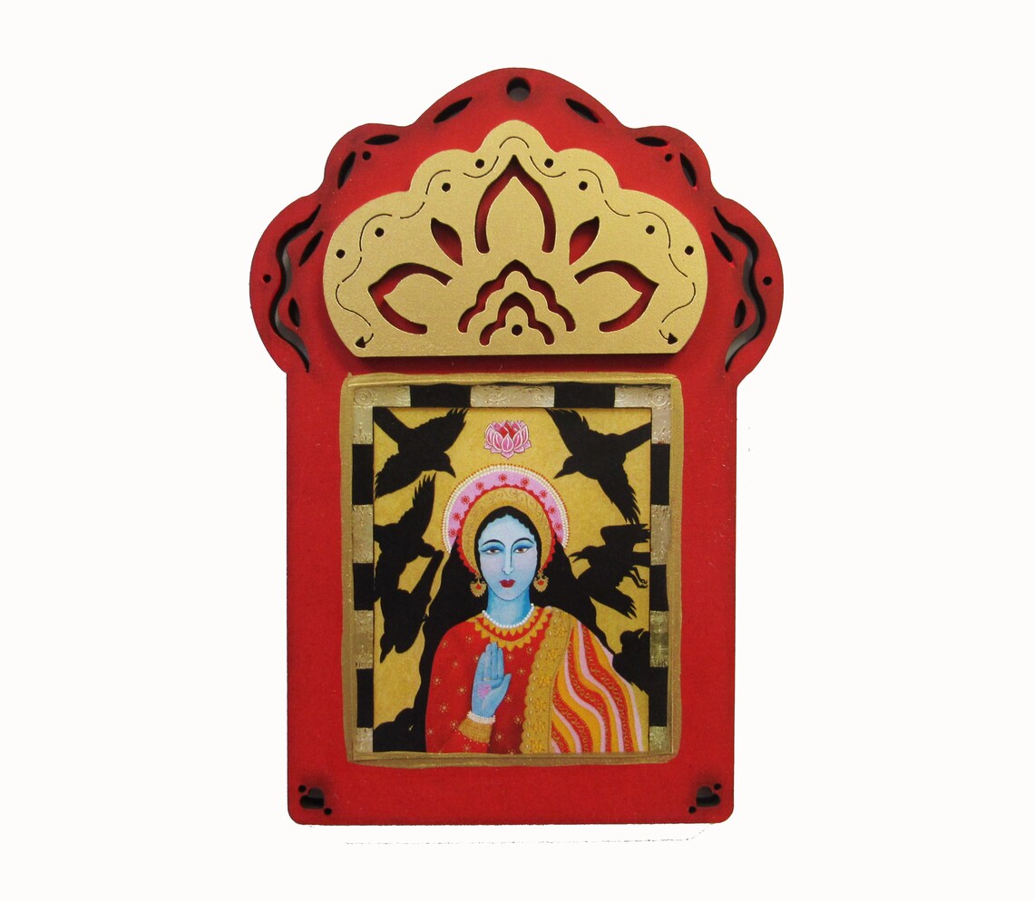 Our Lady of the Mysteries, Blue Goddess, Goddess of Mysteries, Lotus ...