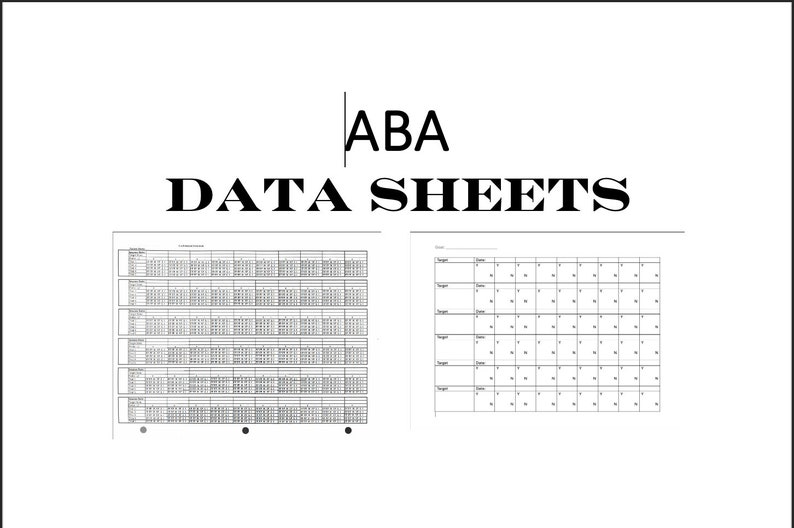 ABA Behavioral Data Sheet - Etsy