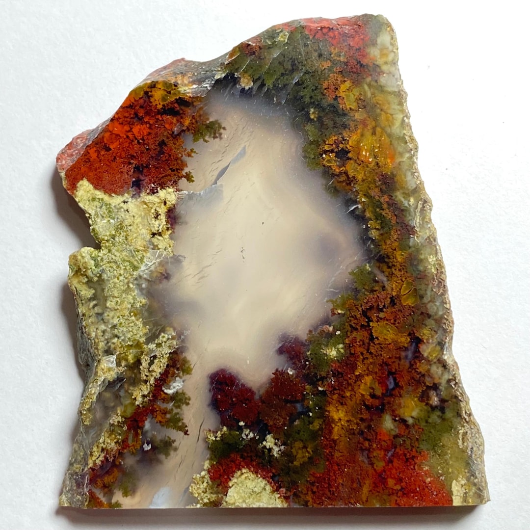 Moss Agate ,natural Moss Agate Slab , Polished Slab ,display ,home ...