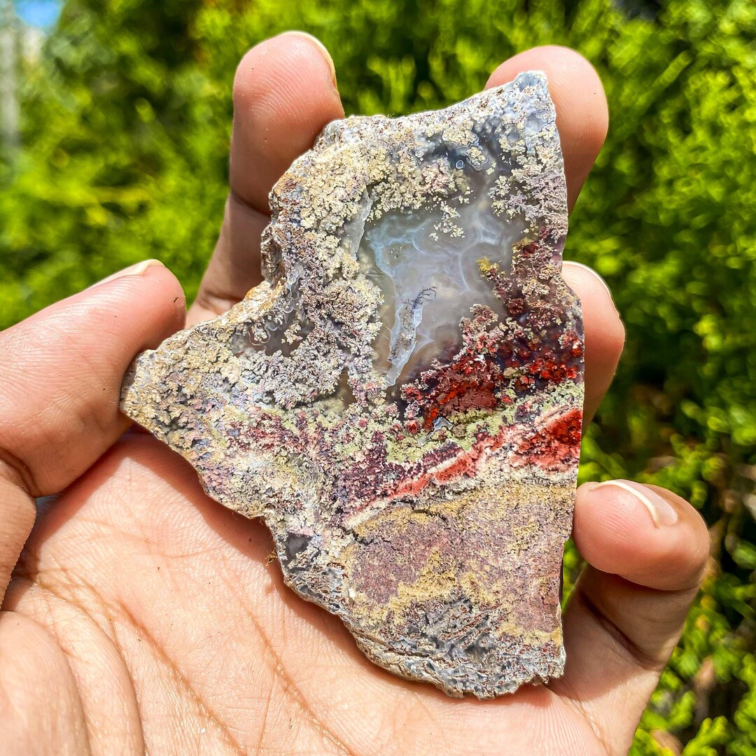 Moss Agate Slab , Polished Slab, Moss Agate Raw, - Etsy