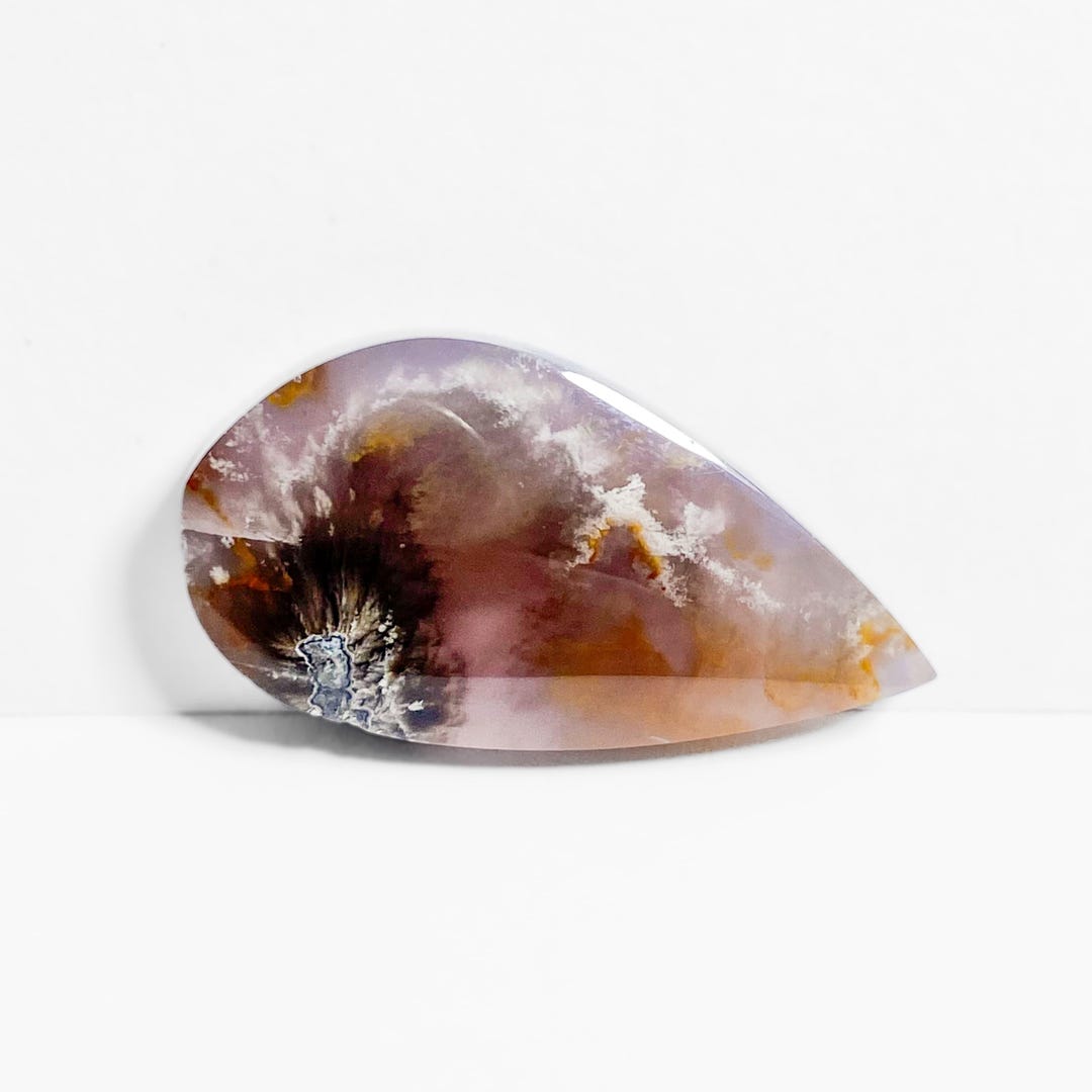 Purple Plume Agate,plume Moss Agate,crimson Agate,agate Healing ...