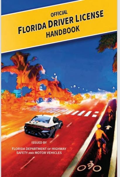 Official Florida Driver License Handbook Study Flashcards - Etsy