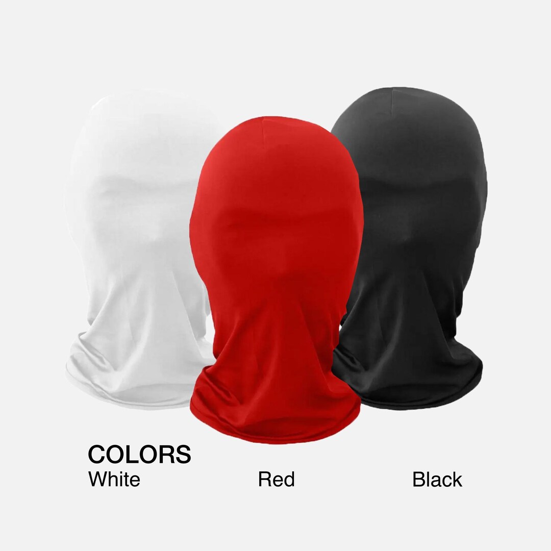 Full No Face Black/red/white Color Donda Ye Mask - Etsy