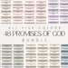 Printable Scripture Cards Gods Promises Bible Verse Encouraging Daily ...