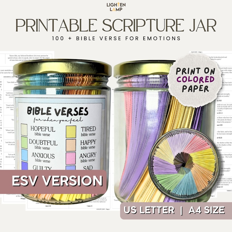 Bible Verses Jar - Etsy