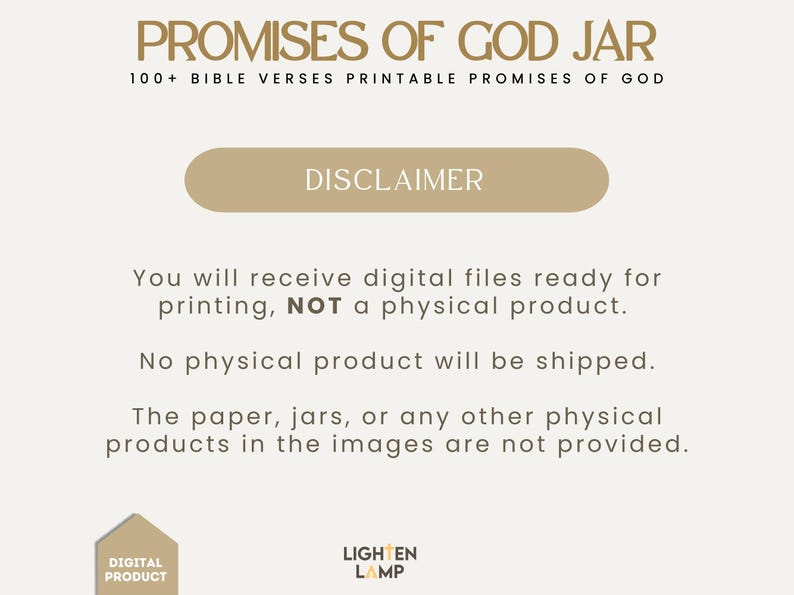Bundle DIY Jar Bible Verse Printable Scriptures Jar Promises of God ...