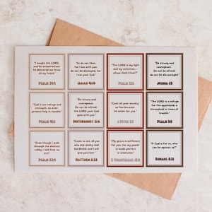 Encouragement Scripture Cards Printable Bible Verses Encouraging Daily ...