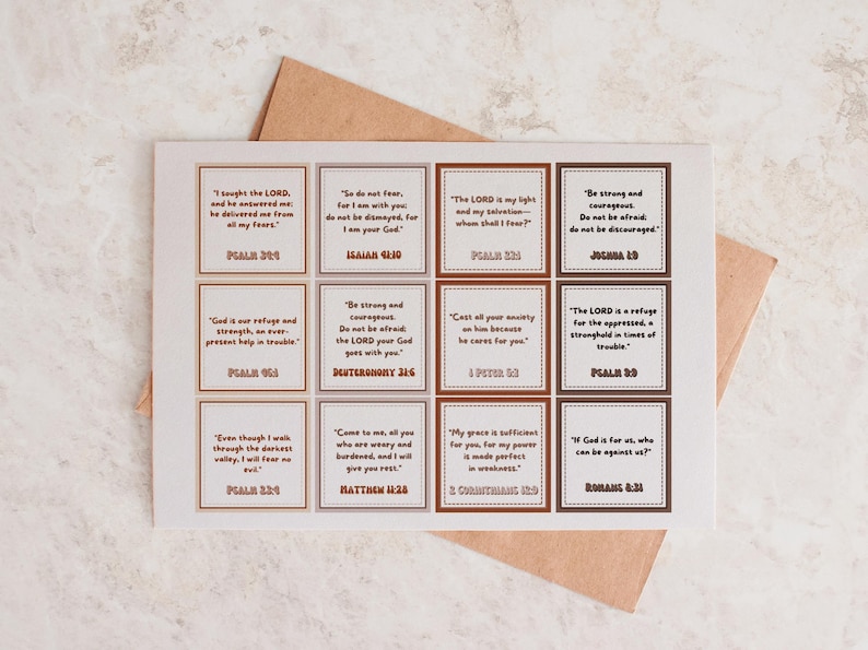 Encouragement Scripture Cards Printable Bible Verses Encouraging Daily ...
