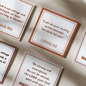 Encouragement Scripture Cards Printable Bible Verses Encouraging Daily ...