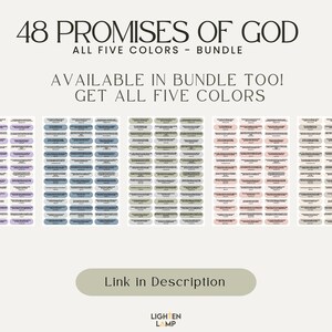 Printable Scripture Cards Gods Promises Bible Verse Encouraging Daily ...
