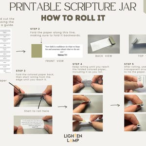 DIY Jar Bible Verse Printable Scriptures Jar for Emotions Christian Jar ...