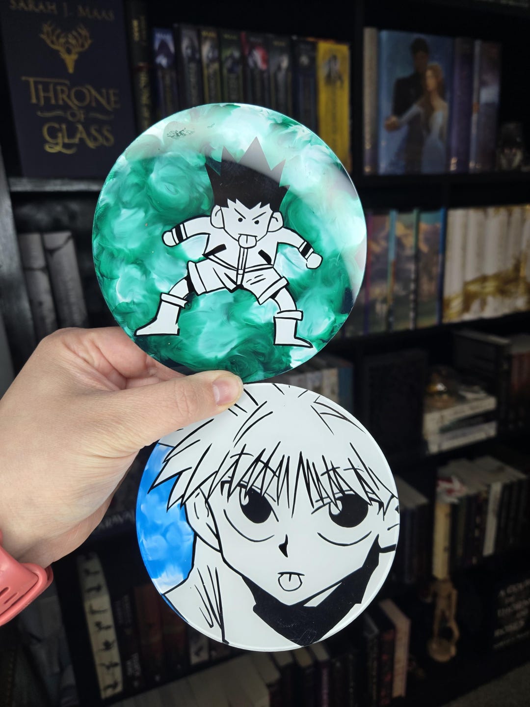 4.5inch Anime Glass Painting, Anime Decor, Anime Art, Anime Gift, Anime ...