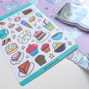 Yummy Food and Drink Planner Sticker Sheet Colourful Stickers - Etsy