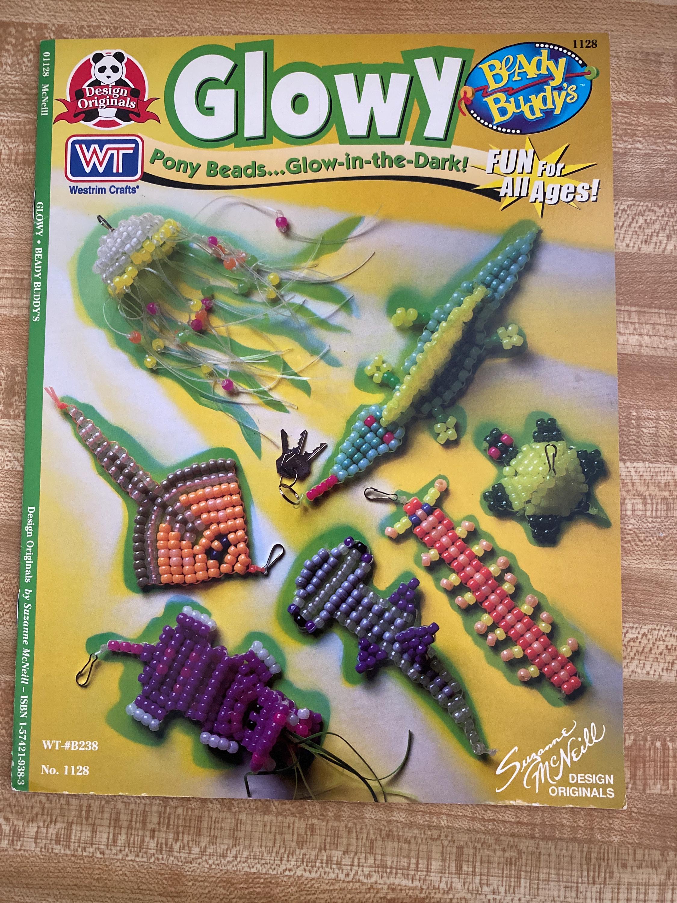 Beady Buddy’s Glowy, Glow in the Dark Pony Beads, No. 1128, 1998 ...