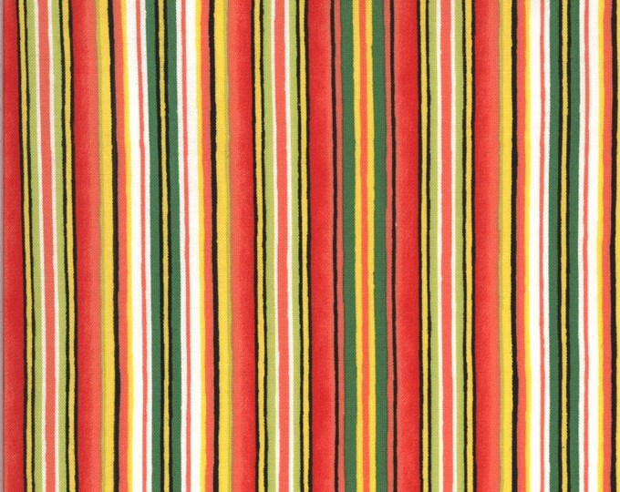 Moda Fabric Homegrown Salsa Black Red Stripe 19972-13 100% Cotton ...