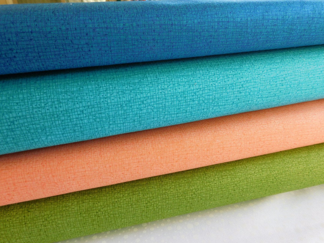 Moda Thatched Half Yard Bundle 4 Pieces Beautiful Colors Quilting ...