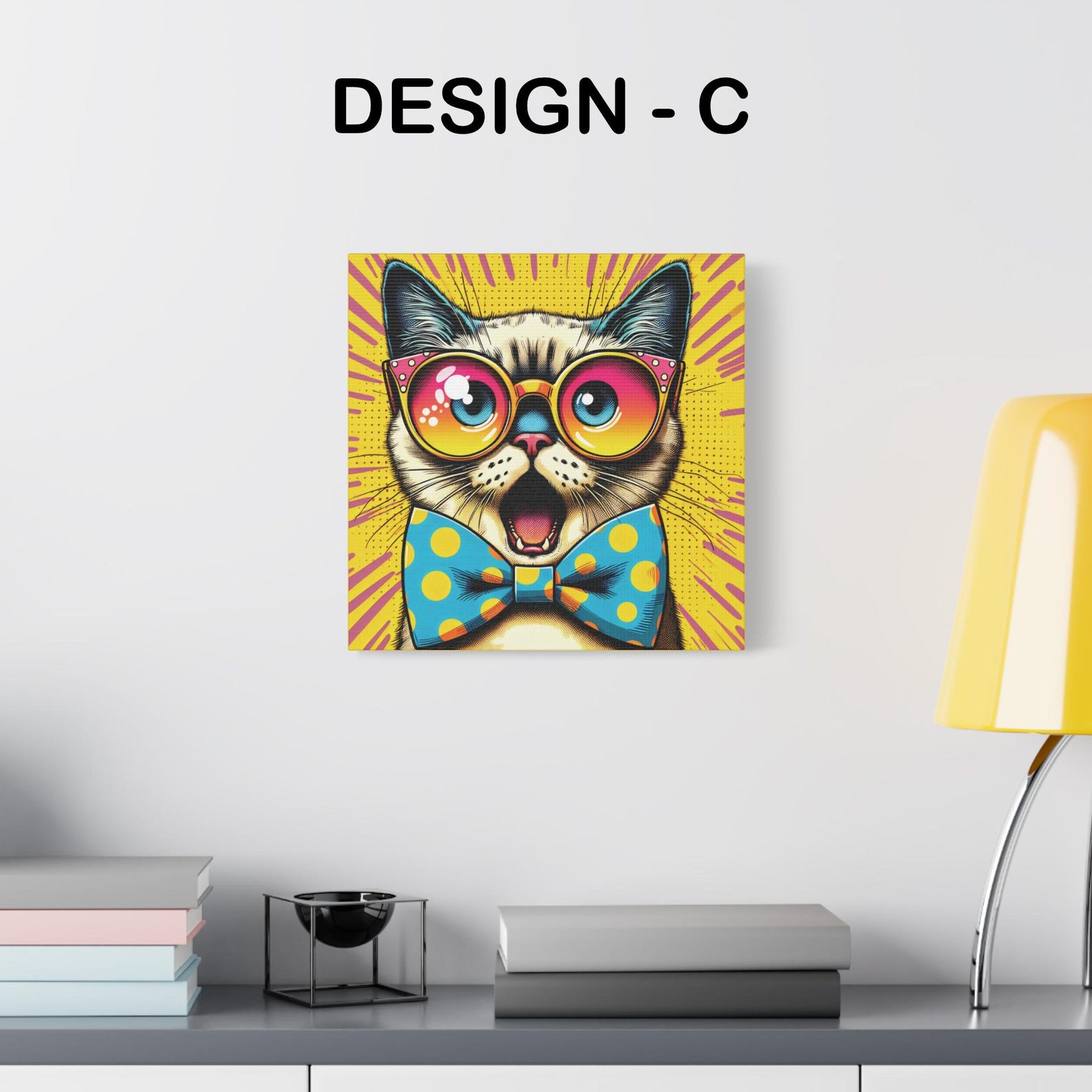 Four Pop Art Cats. Introducing the Cool Cat Pop Art Series Purrfect for ...