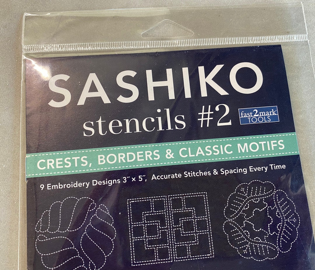 Sashiko Stencils 2 - Etsy