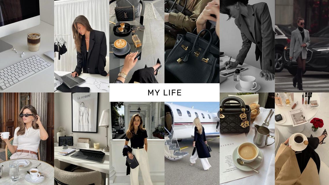 Vision Board/ Desktop Wallpaper to Manifest Dream Life - Etsy