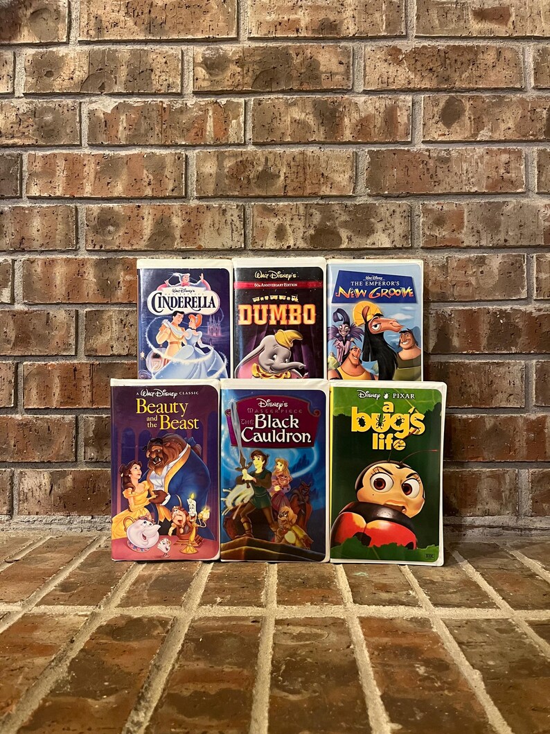 Reimagined DISNEY VHS Pin Cork Board- Mickey Mouse Backing- Pin Display ...