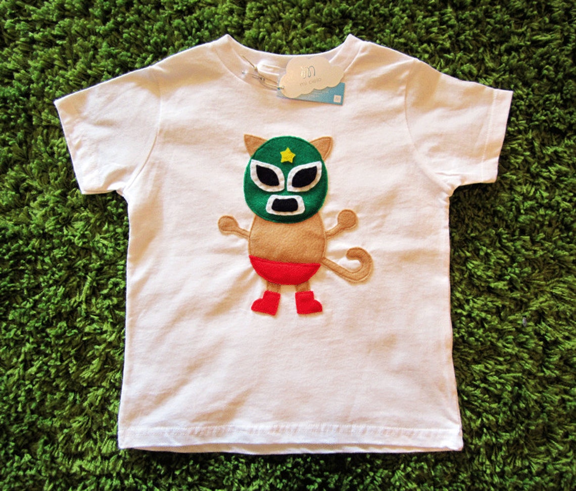 Kitty Luchador - Mexican Wrestler Cat Kids T-shirt - Etsy