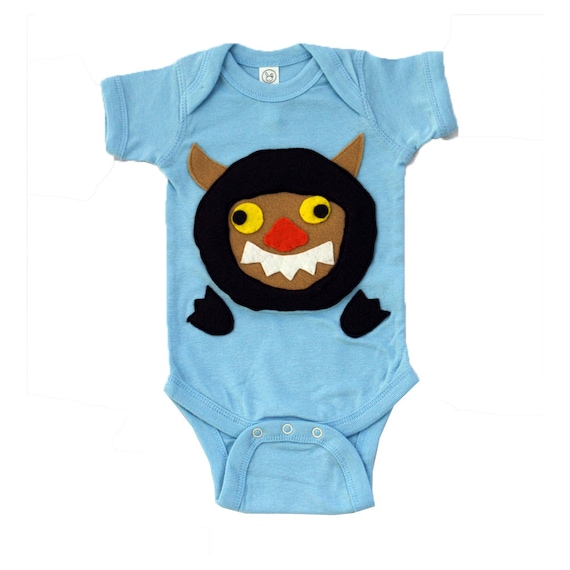 Baby Bodysuit A Wild Monster Infant Bodysuit Baby Shower | Etsy