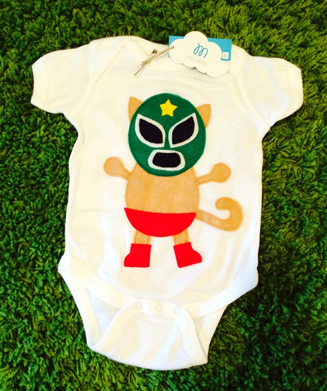 Kitty Luchador - Mexican Wrestler Cat Infant Bodysuit - Etsy