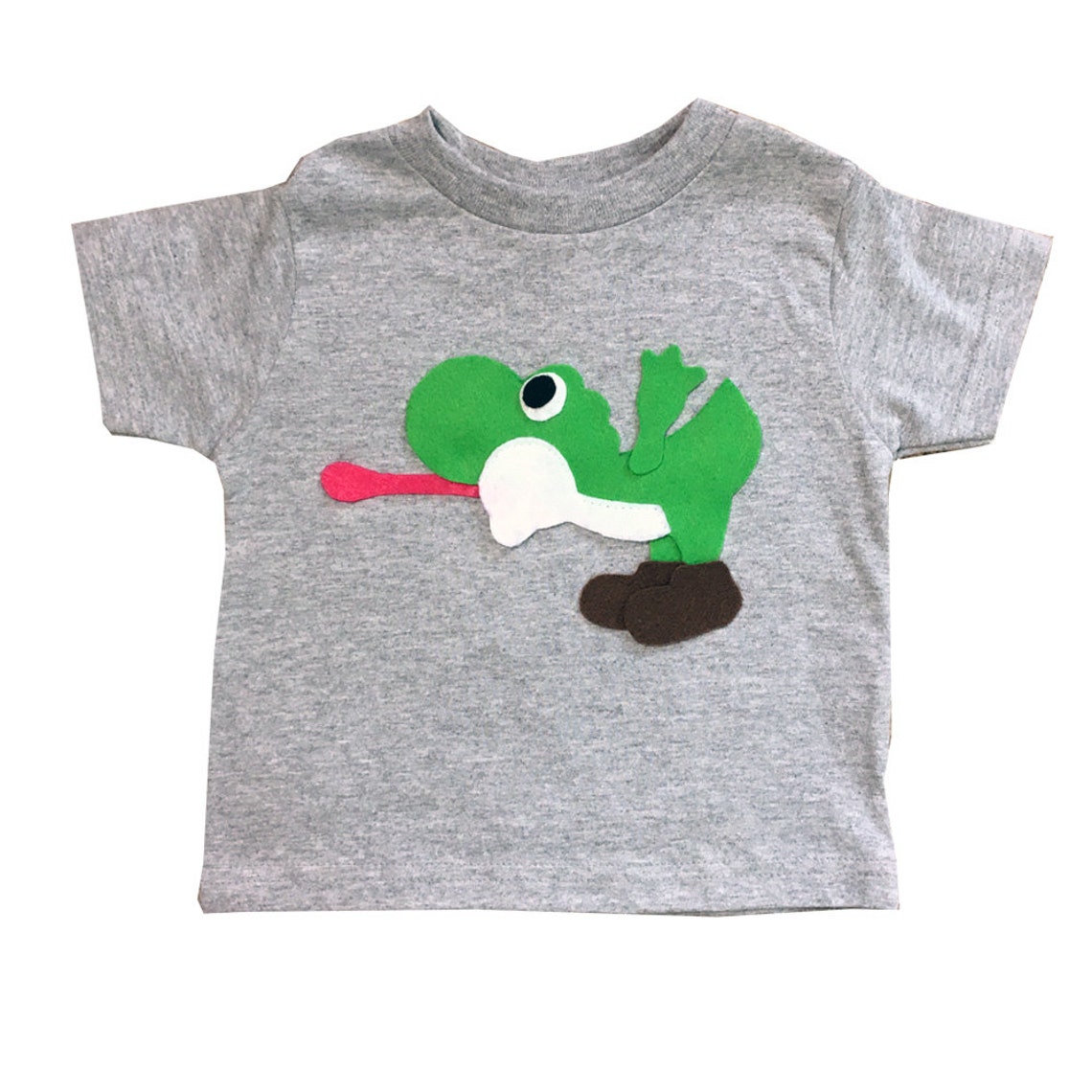 Yoshi Kids Grey T-shirt Children's Clothing Gift - Etsy