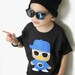 Rad Rapper Clock Kids T-shirt BLACK - Etsy