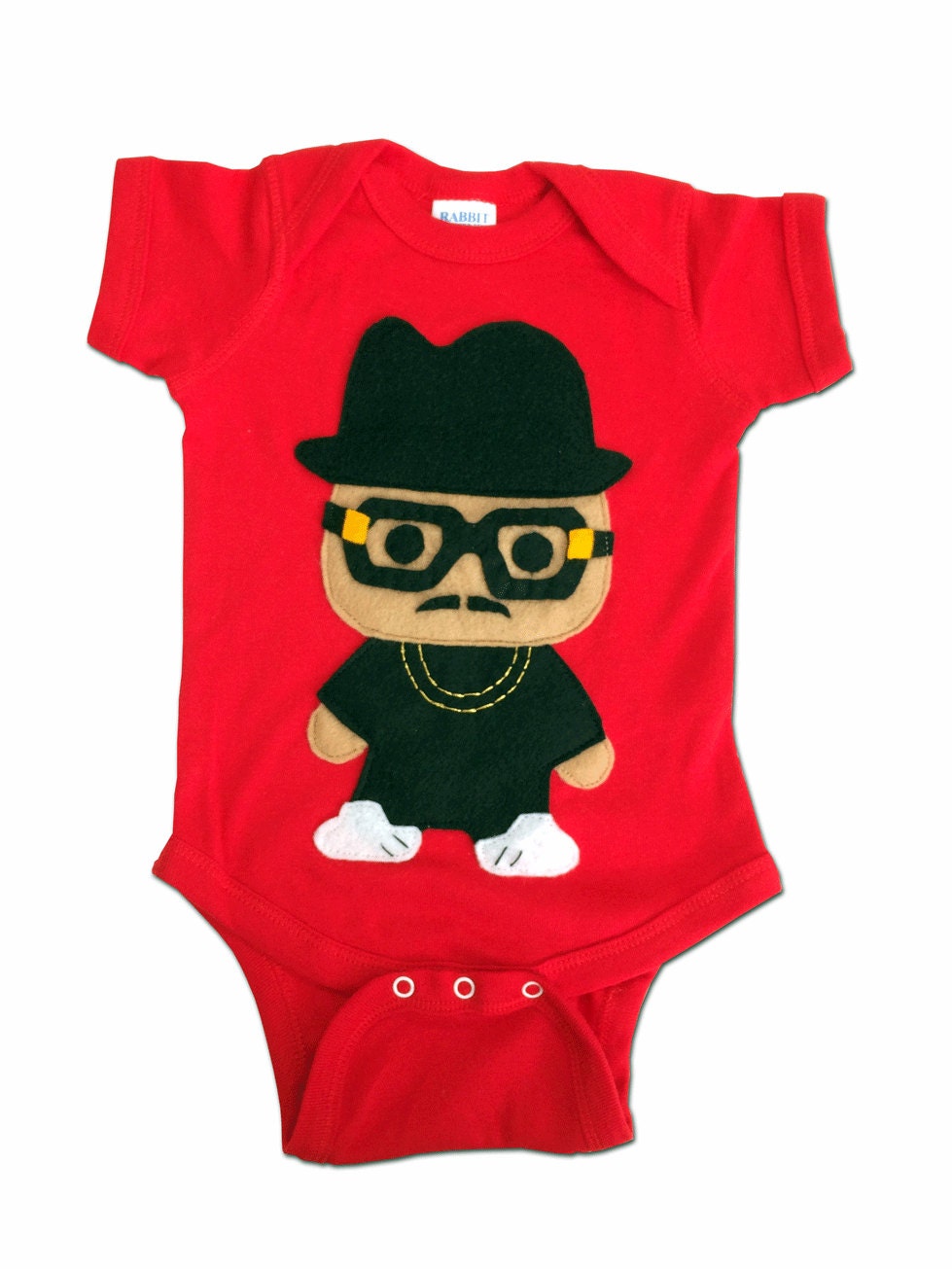 Infant Bodysuit Rad Rapper Tall Hat Red Hip Hop Baby - Etsy