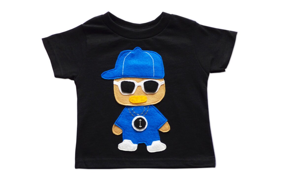 Rad Rapper - Clock - Kids T-shirt [BLACK] - Etsy