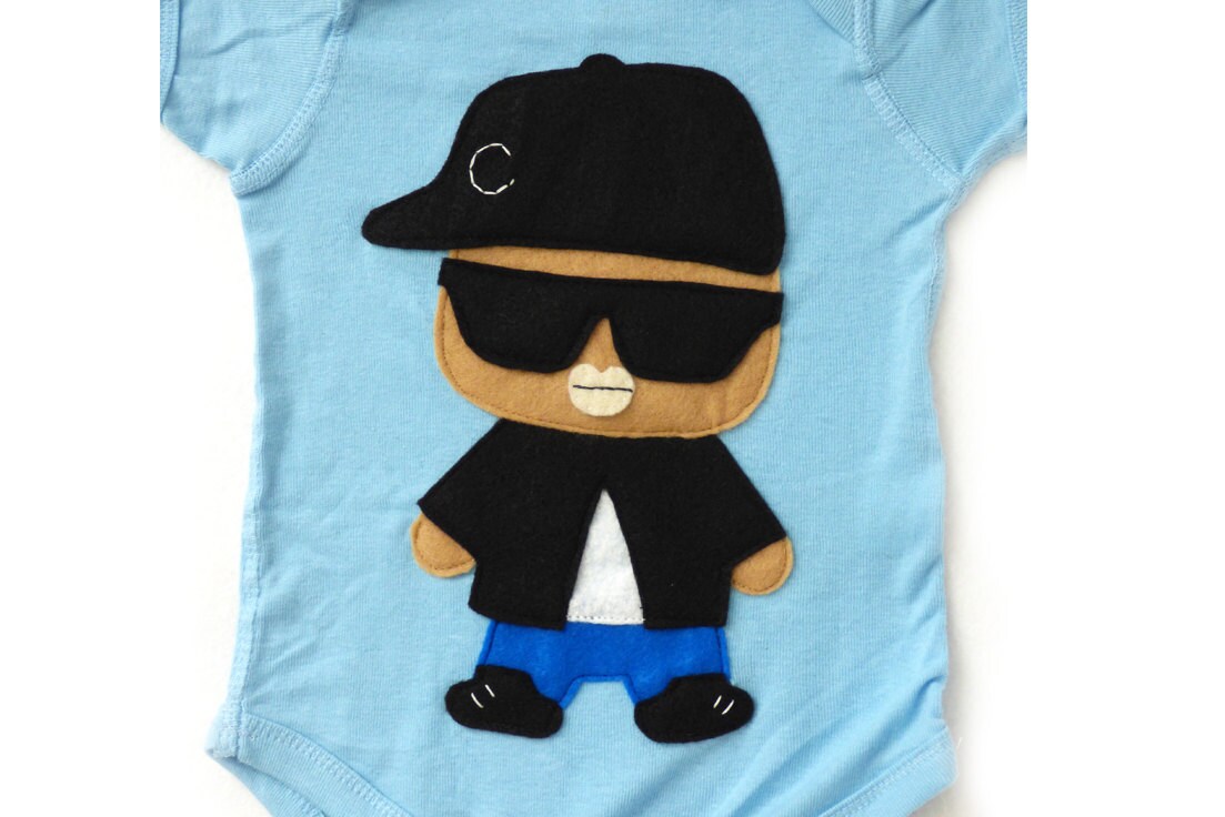 Rad Rapper Sunglasses Infant Bodysuit LIGHT BLUE - Etsy
