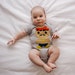 Hip Hop Baby Bodysuit - Rad Rapper - Red Bandana - Gray Rap Infant ...