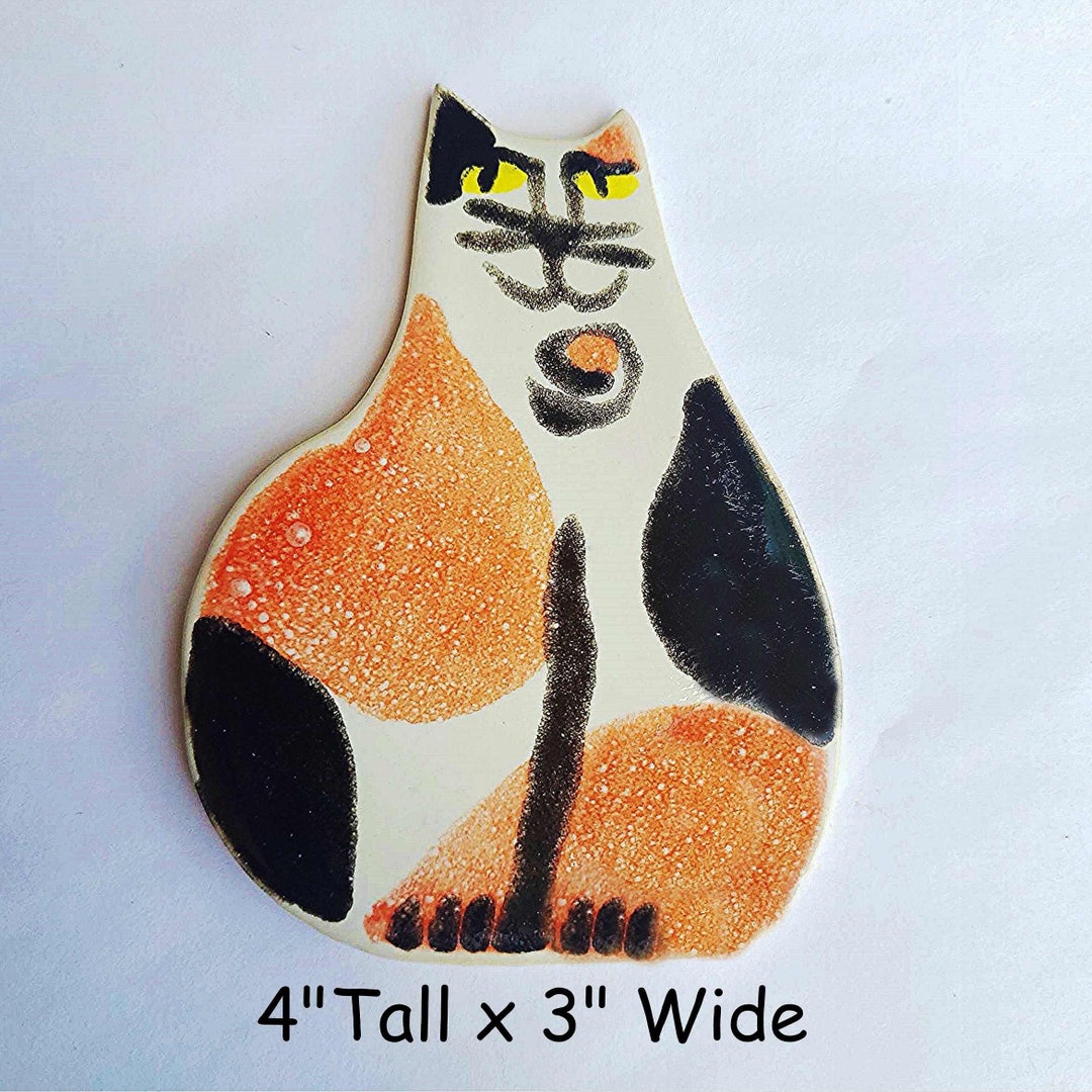 Calico Cat Mosaic Tile Art Tile Ceramic Cat Tile - Etsy