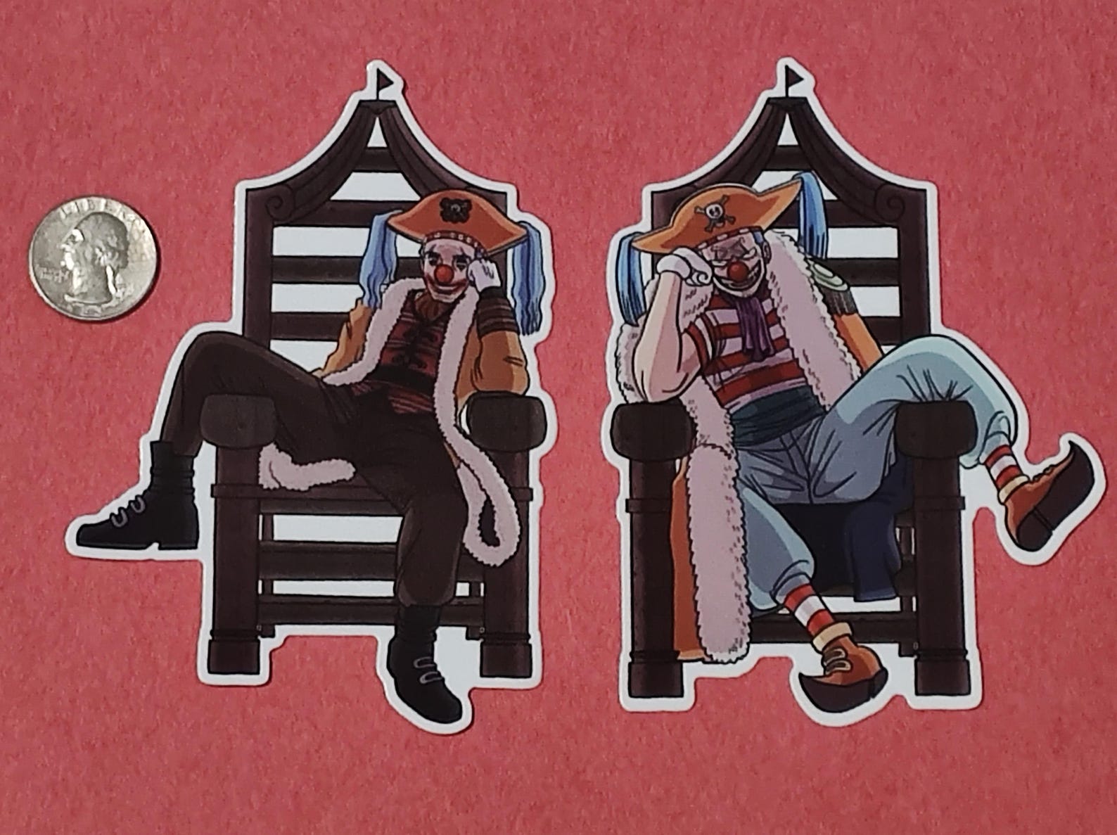 5" Vinyl Stickers Buggy the Clown Two Buggys - Etsy