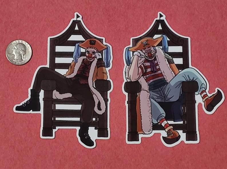 5" Vinyl Stickers Buggy the Clown Two Buggys - Etsy