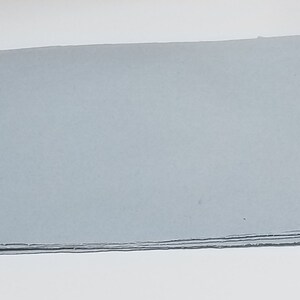 1 Sheet - Blue Tone Heavyweight Paper - Mixed Fibers - Coarse Tooth ...
