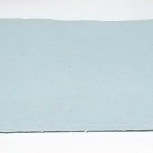 1 Sheet - Blue Tone Heavyweight Paper - Mixed Fibers - Coarse Tooth ...